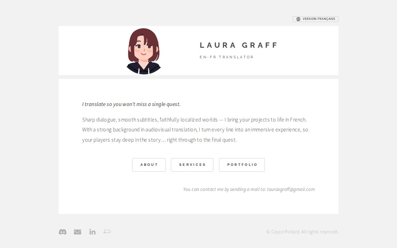 Laura Graff – English to French Translator & Localizer